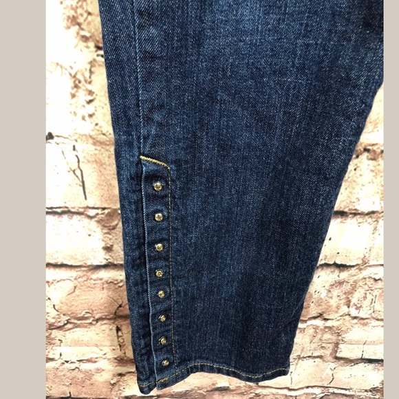 Cache | Jeans | Cache Jeans Sz 2 Stud Ankle Straight | Poshmark